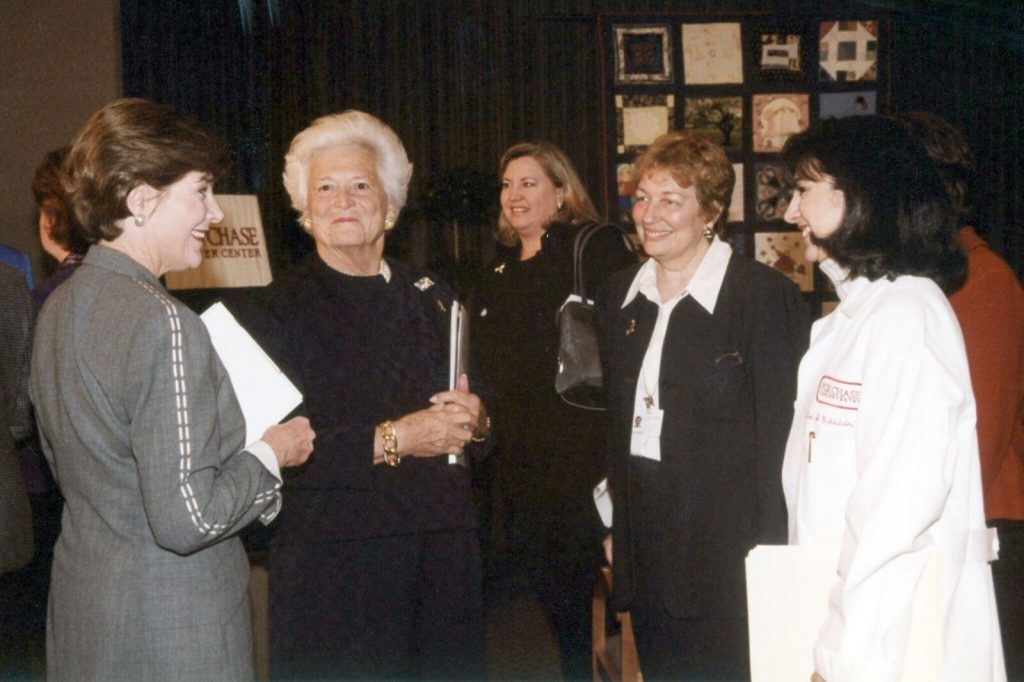 Barbara Bush and Laura Bush visited Fox Chase Cancer Center – The ...